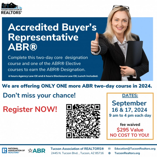 *CE: ABR: Accredited Buyer Representative - * Designation Fee Required ...